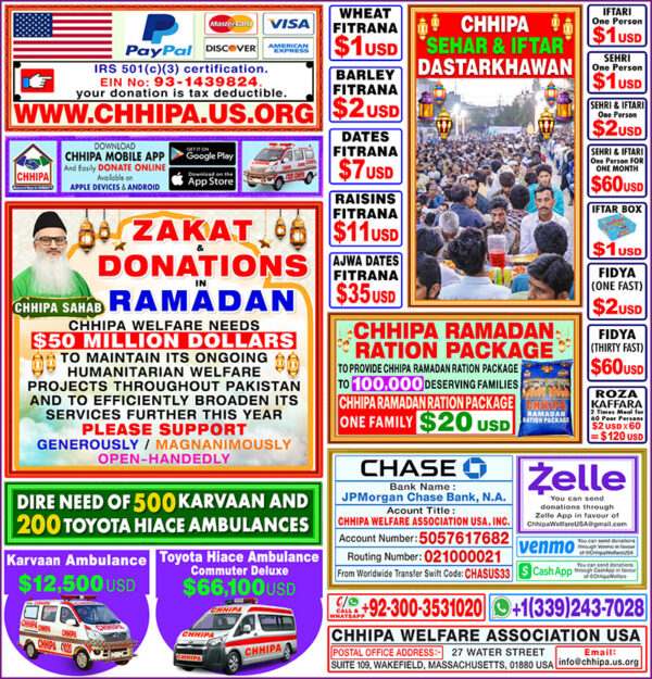 Chhipa Welfare Association USA | Beacon of Hope for Humanity